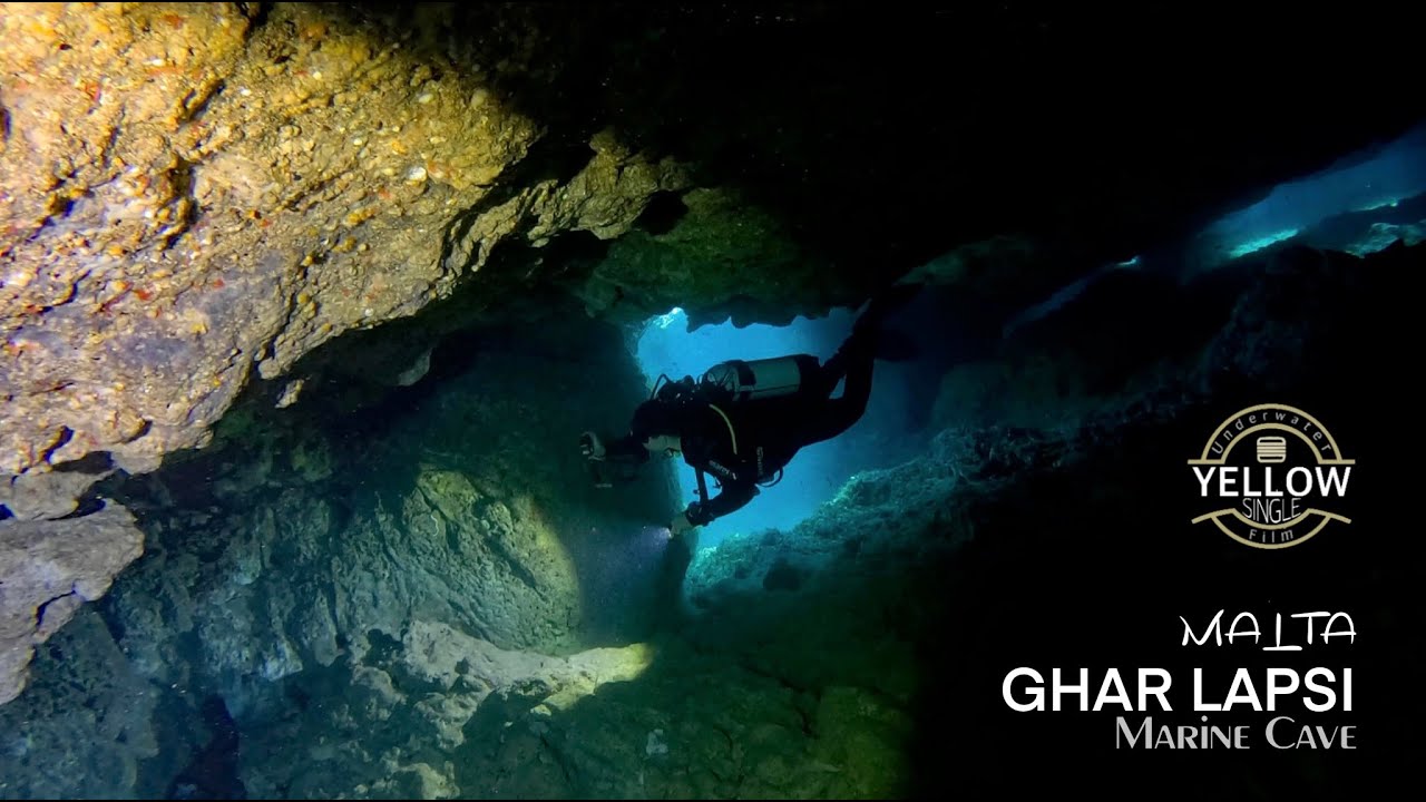 Ghar Lapsi Marine Cave - YouTube
