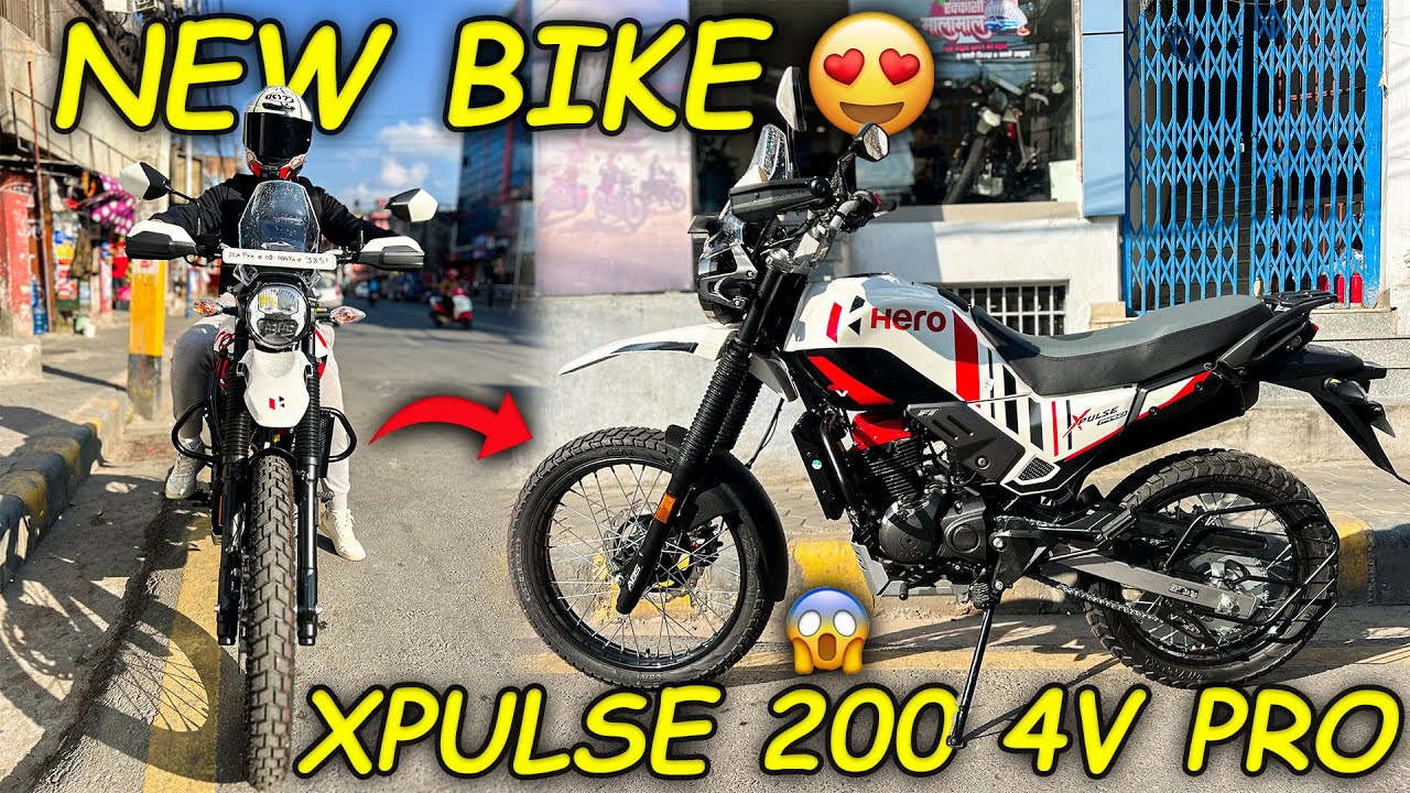 FINALLY BUYING NEW BIKE FOR MY DAD 😍 || BRAND NEW HERO XPULSE 200 4V ...