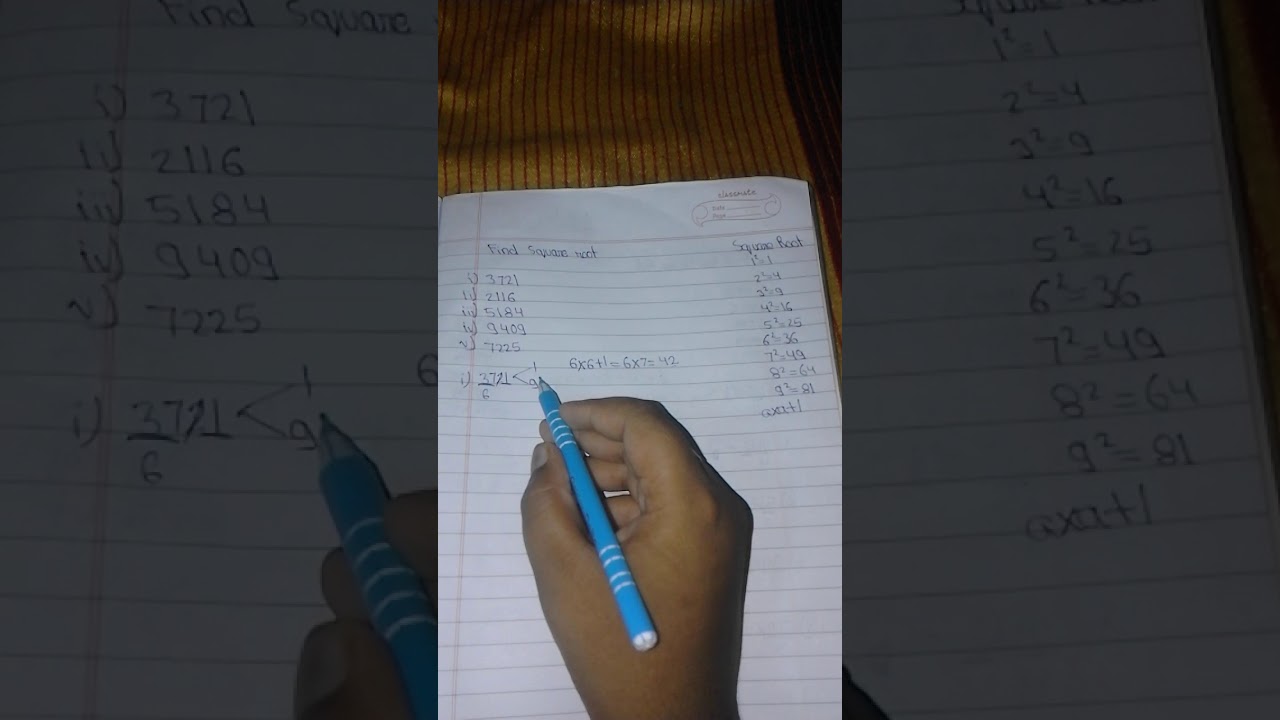 How To Take Out Square Root Of A No In Under 20 Second YouTube How To Take Out Square Root Of A No In Under 20 Second YouTube