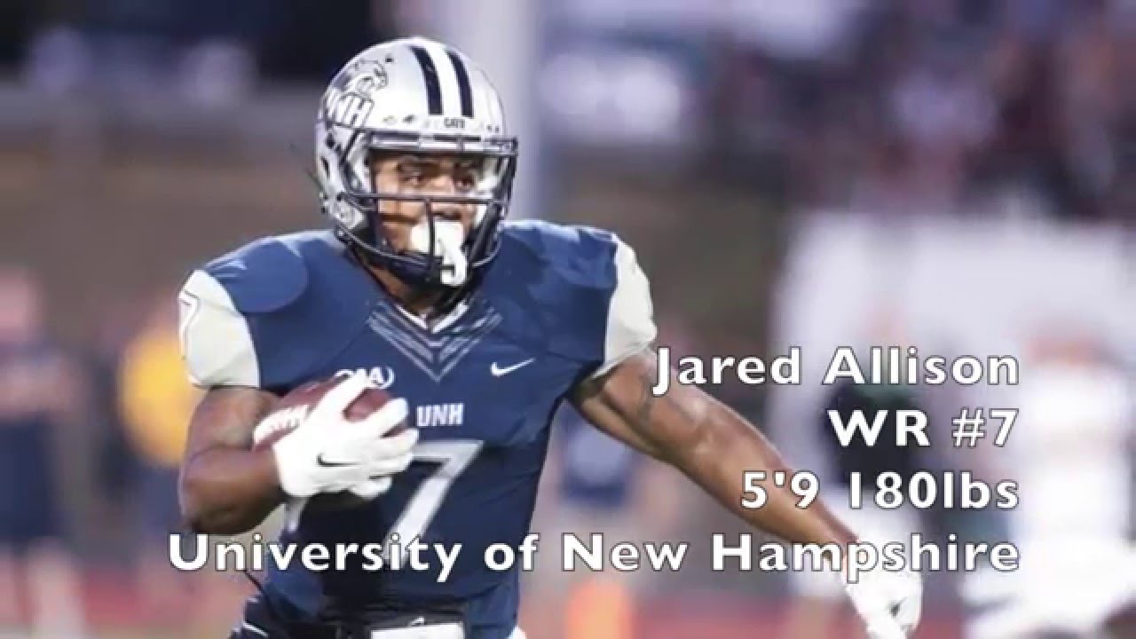 Jared Allison UNH football Highlights 2016 - YouTube