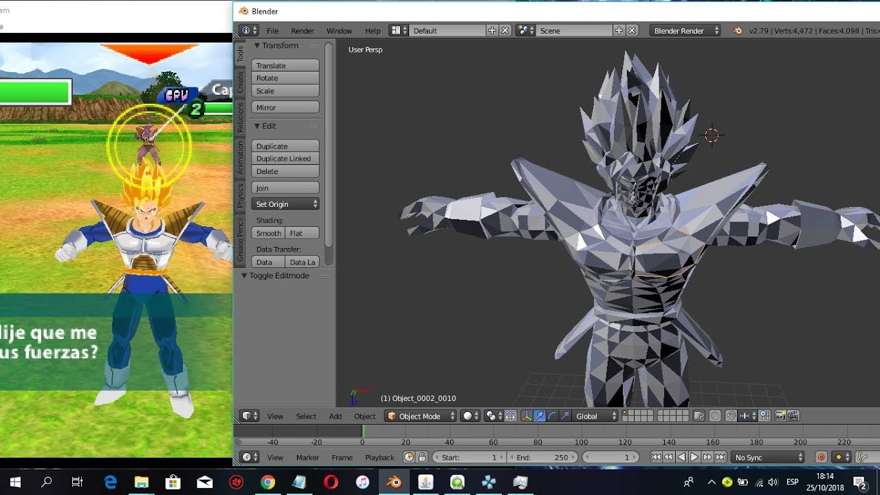 Tutorial como Exportar e Importar Models del Blender al DBZ TTT ...