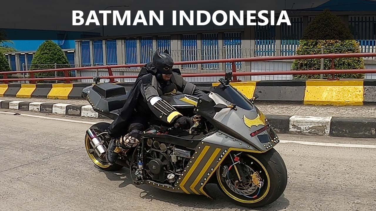 VIRAL 🔥 TEST RIDE MOTOR BATMAN INDONESIA - YouTube