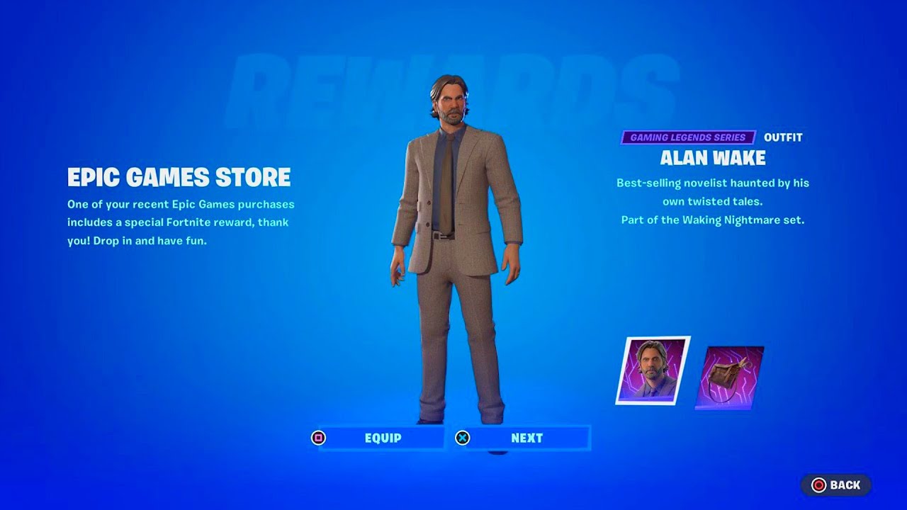 Como TENER la SKIN de ALAN WAKE ANTES! - YouTube