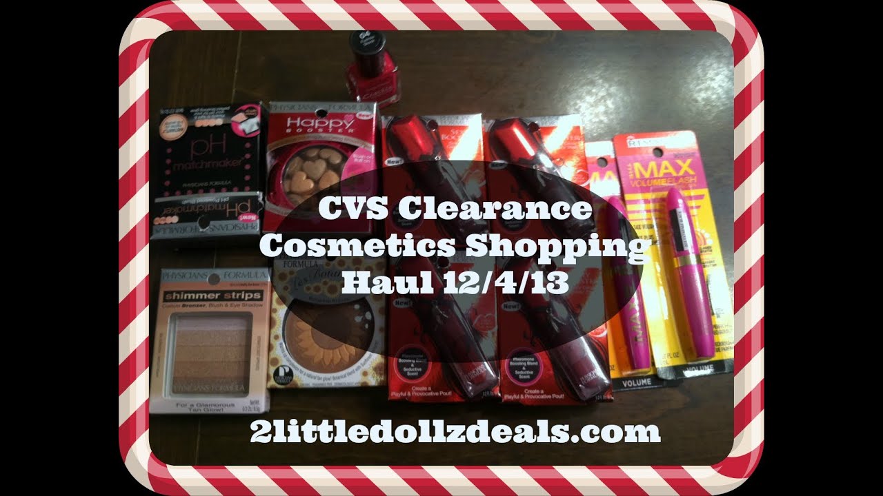 CVS Shopping Trip Clearance Cosmetics Items and List Haul 12/4/13 - YouTube