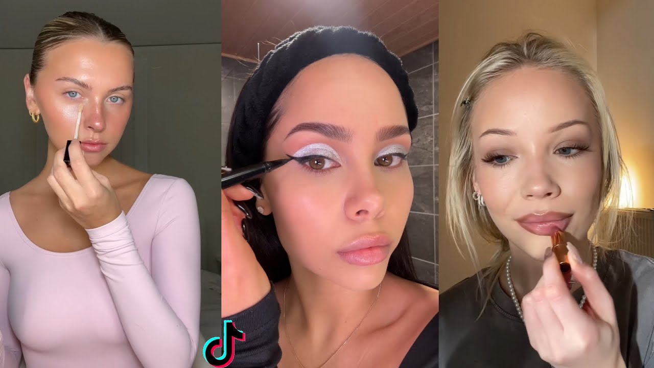 GRWM Makeup Tutorial Tiktok Compilation #5 ️ - YouTube