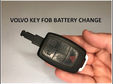 Volvo C70 S40 V50 C30 Key Fob Battery Replacement - YouTube