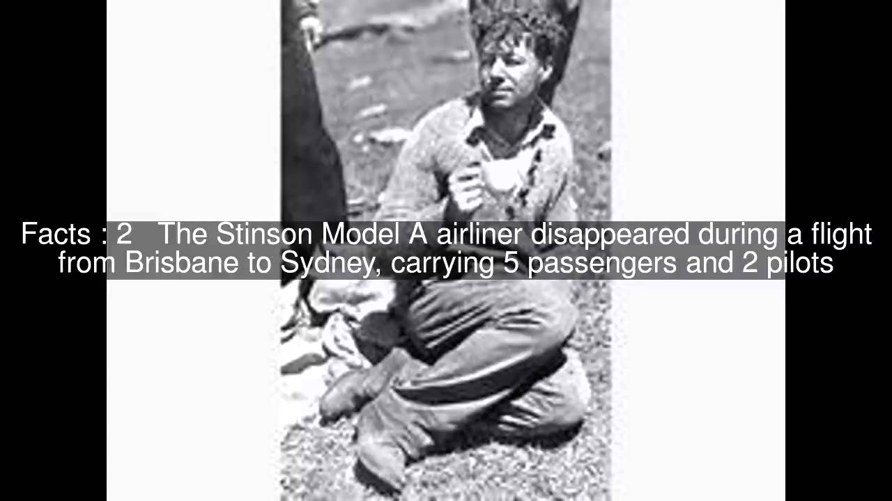 1937 Australian National Airways Stinson crash Top #5 Facts - YouTube
