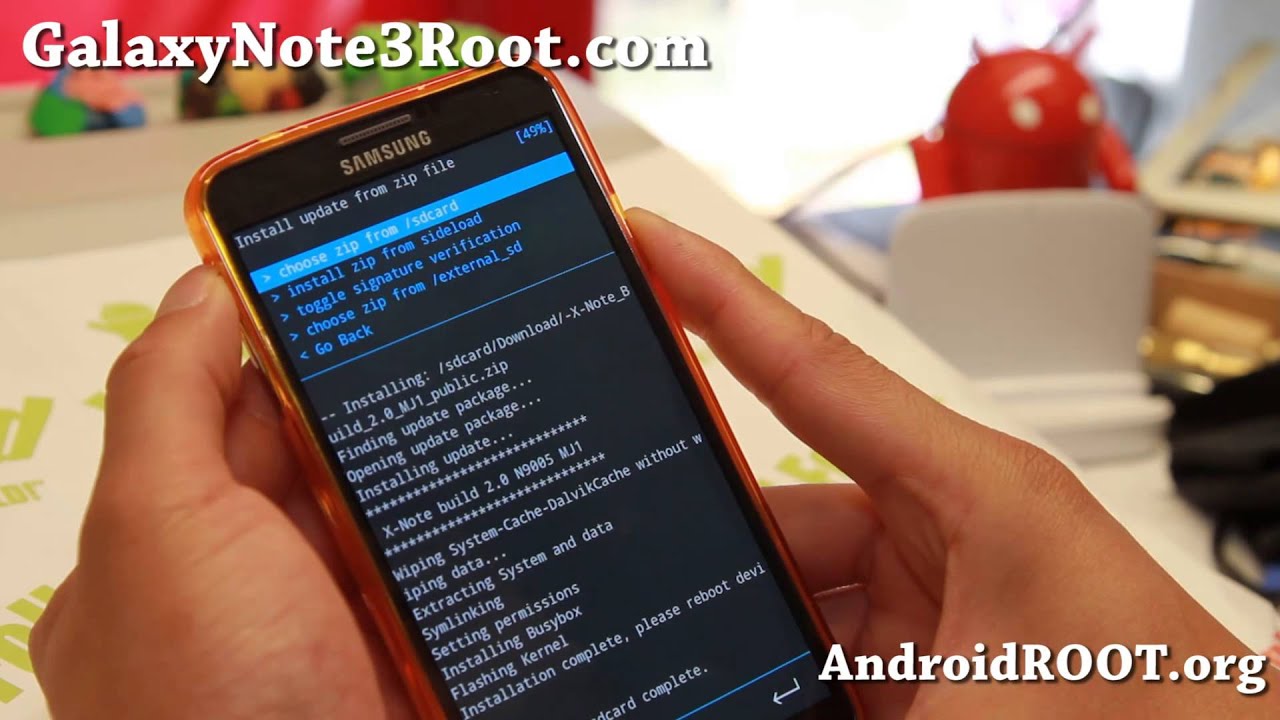 How to Install Custom ROM on rooted Galaxy Note 3! - YouTube