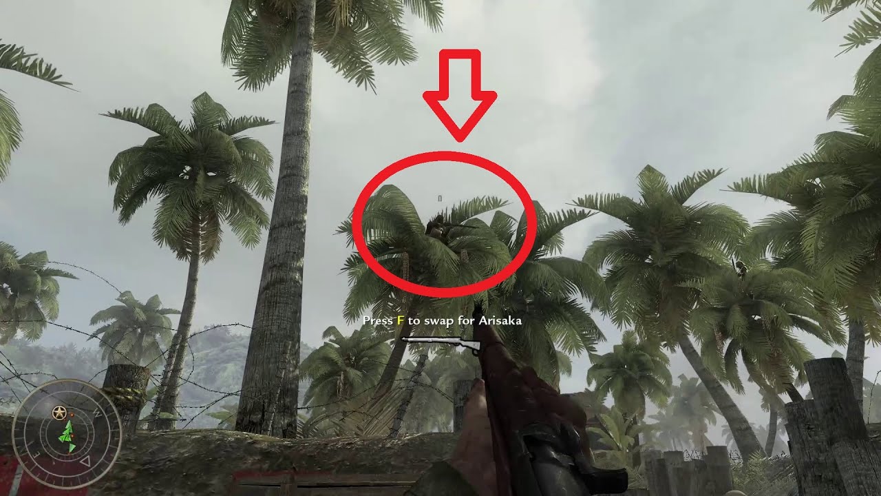 Tree Sniper Bug in Call of Duty World at War - YouTube