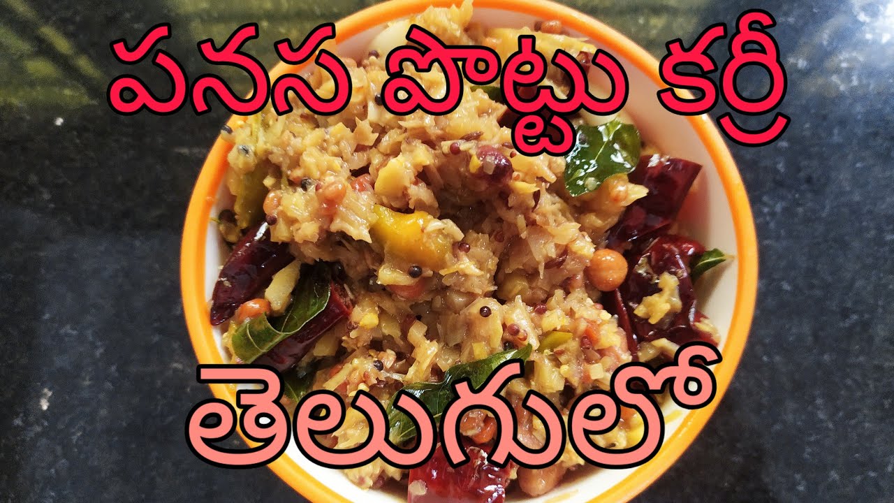 పనస పొట్టు కర్రీ తయారీ విధానం తెలుగులో||How to make panasa pottu curry ...