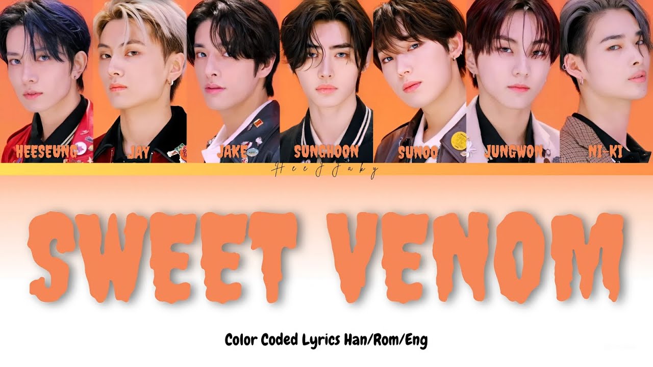 ENHYPEN - SWEET VENOM LYRICS #enhypen #lyrics #kpop #viralvideo - YouTube