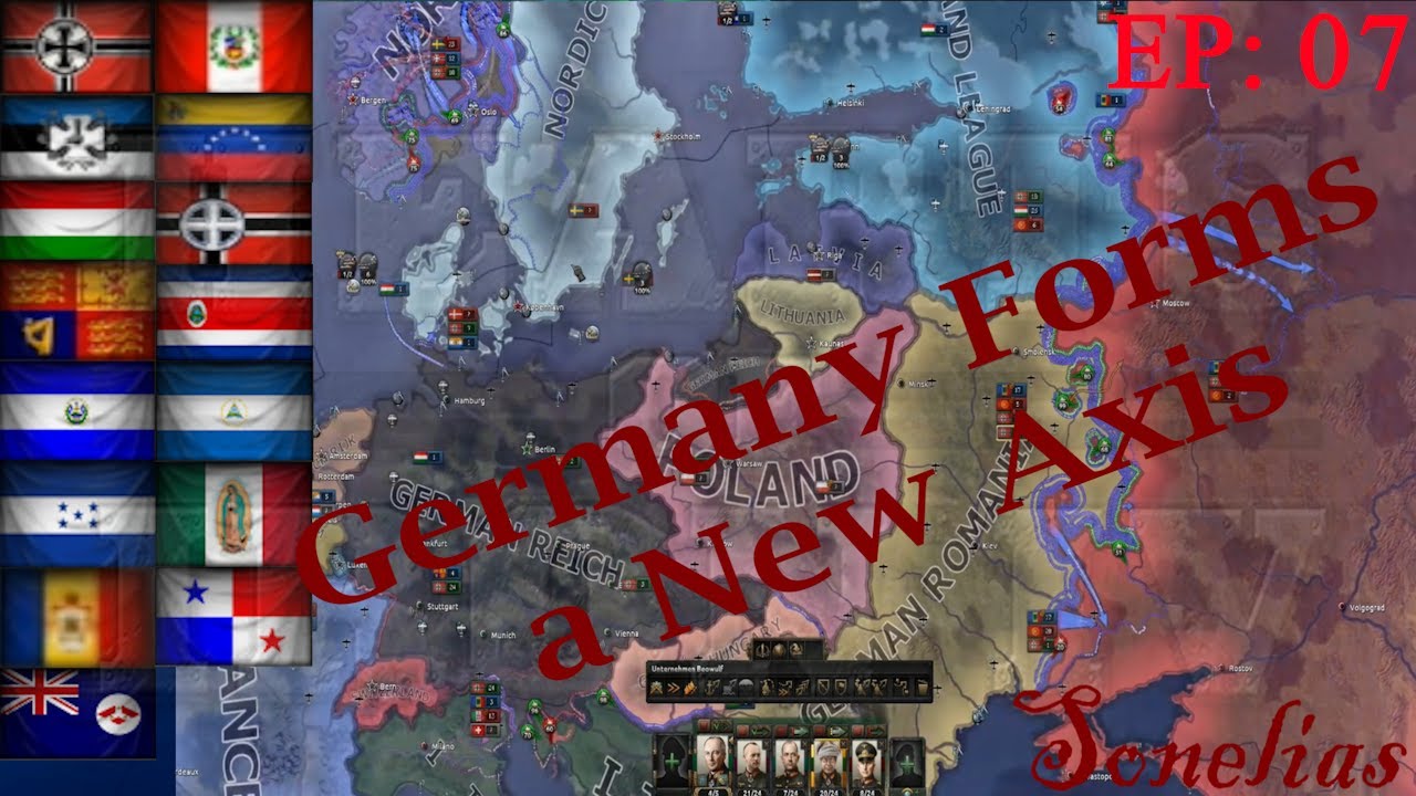 HOI4 Germany forms a NEW Axis 07 - Victory Mexico, Ireland and Paraguay ...