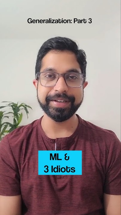 Machine Learning & 3 Idiots | Generalization Part 3 - YouTube