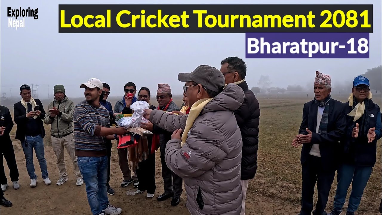 Local Level Cricket Tournament Bharatpur -18 | Cricket vlog | क्रीकेट ...