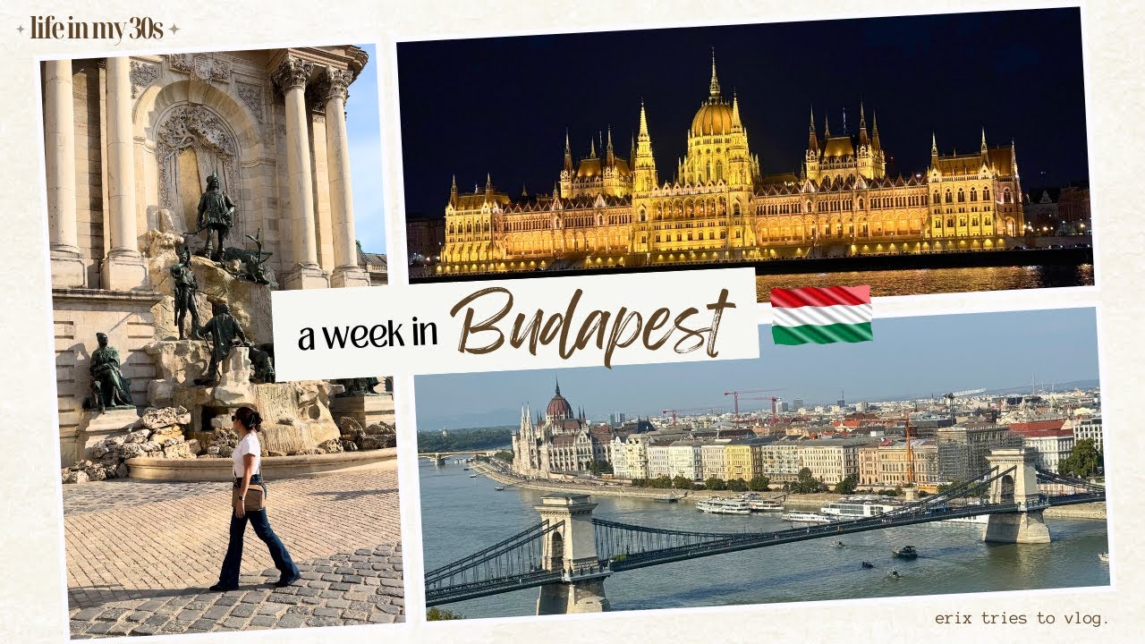 Budapest travel vlog 🇭🇺 my first time in Europe! Buda Castle, Ruin Bars ...