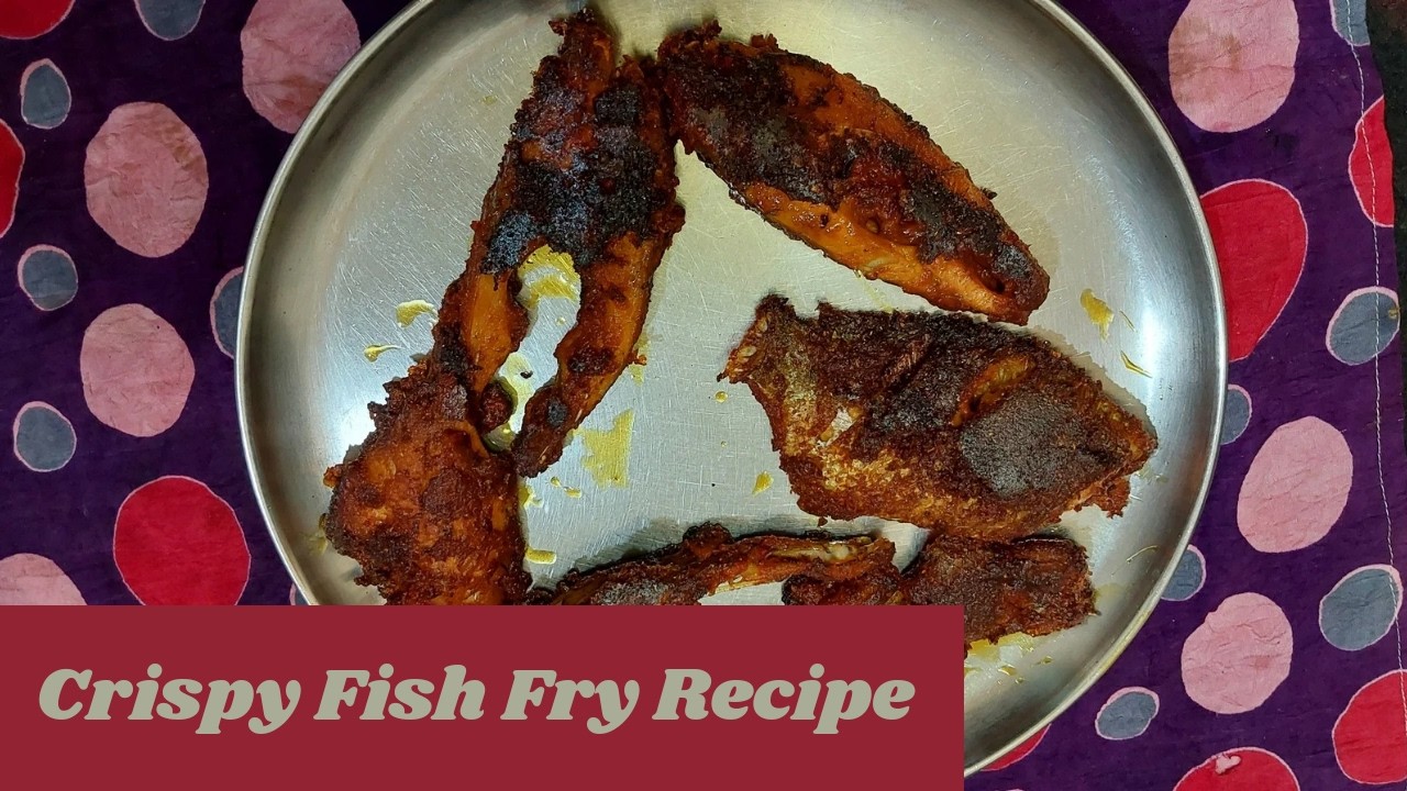 How to make crispy fish fry easy recipe|jalebi fish fry| - YouTube