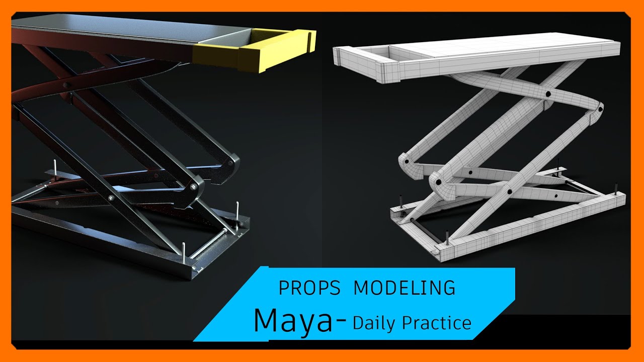 Small Props Modeling In Maya | Daily Practice | Maya道具建模 | JHChannel ...