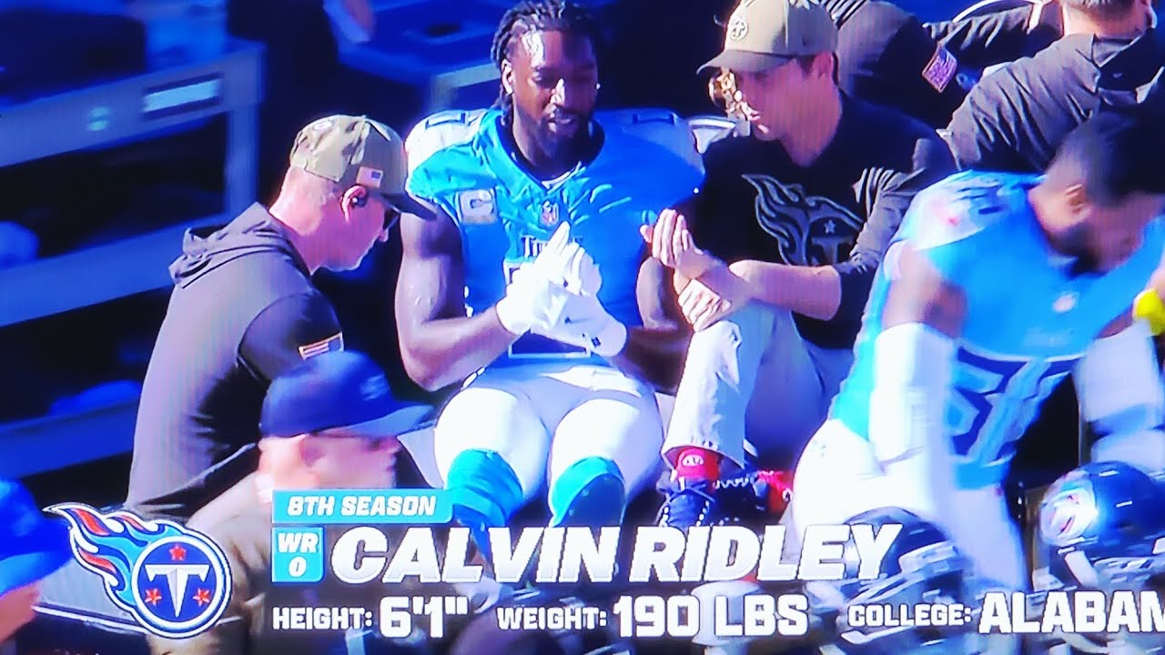 CALVIN RIDLEY INJURY: HOUSTON TEXANS VS. TENNESSEE TITANS: NFL WEEK 11 ...