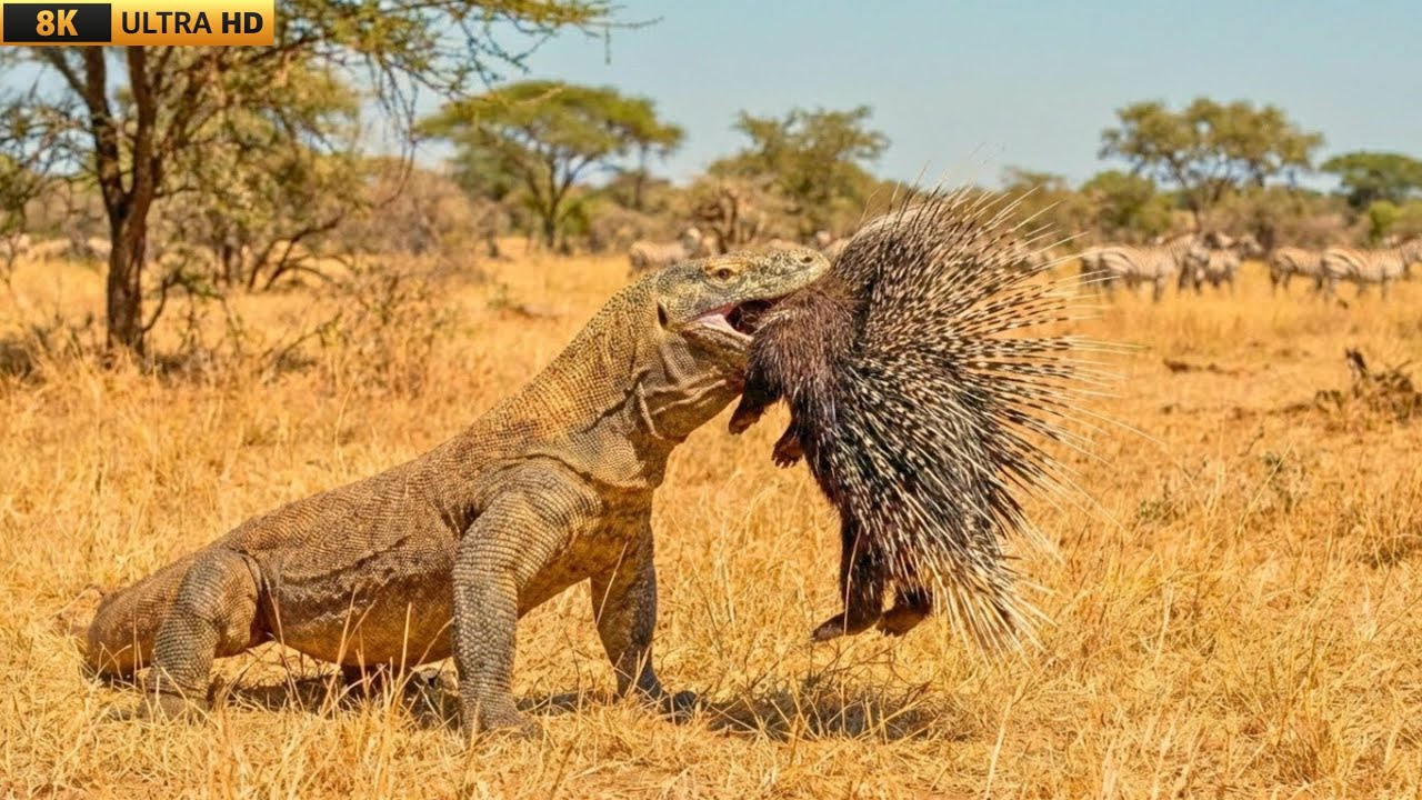 Spikes vs Scales – When the Komodo Dragon Tests the Wrong Defender ...
