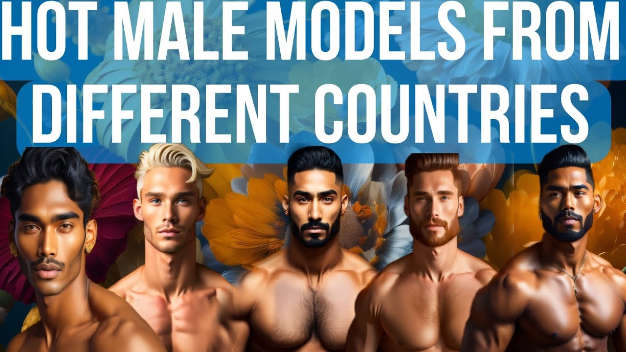 Male Models from different Countries | AI Generated #fashion #model # ...