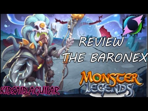 Review THE BARONEX Lvl 100 | Monster Legends - YouTube