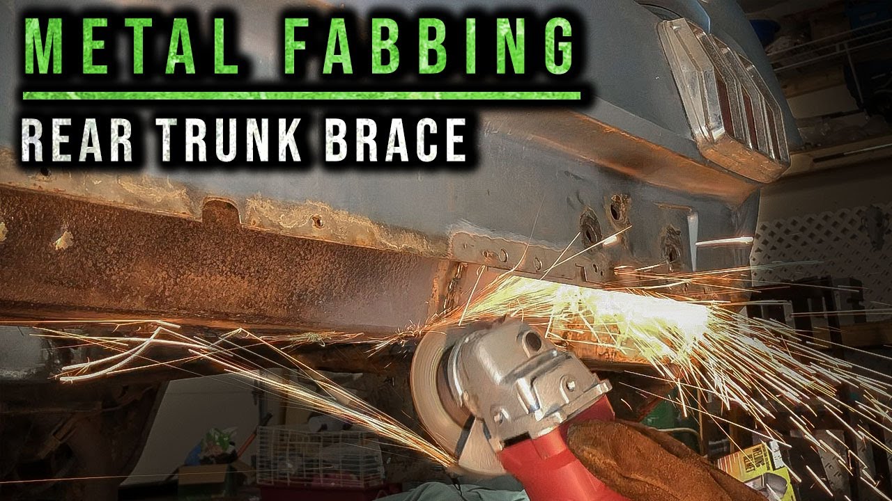 Finishing Rear Trunk Brace Fabrication | 65 Mustang - YouTube