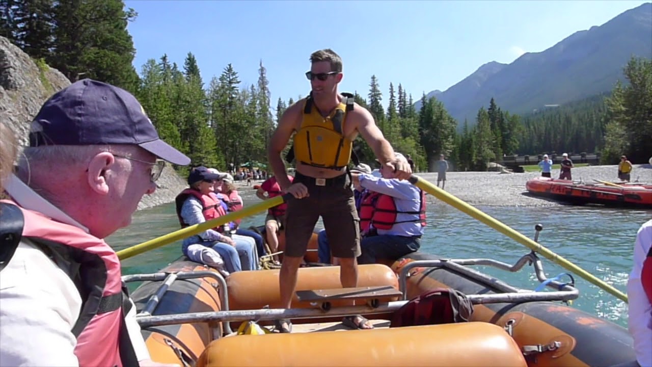 Banff Springs Hotel & Float Trip on Bow River - YouTube