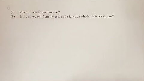 OLD: Calculus Section 1.5: Inverse Functions and Logarithms - YouTube
