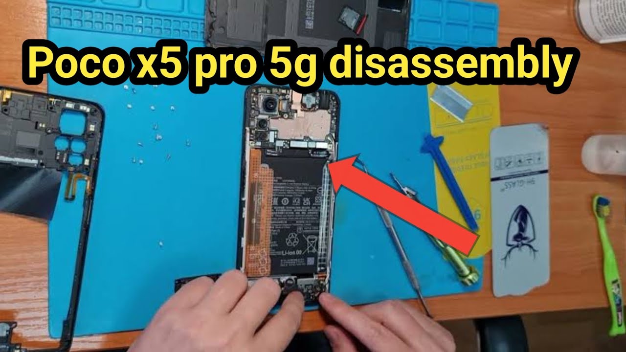 Poco x5 pro 5g disassembly /poco x5 pro 5g - YouTube