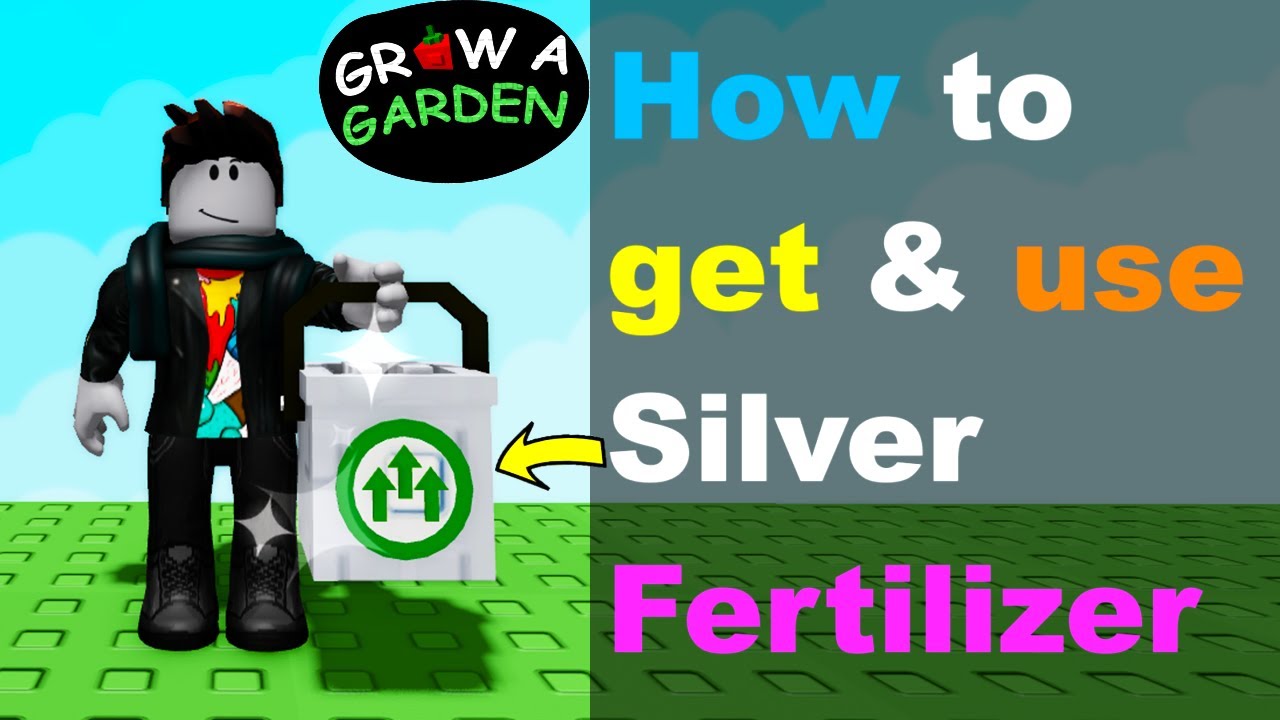 How to get Silver Fertilizer in Grow A Garden #roblox #growagarden ...