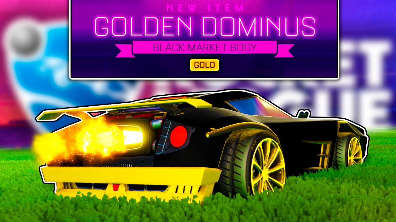 COMPREI O NOVO DOMINUS GOLD, FINALMENTE ELE CHEGOU NO ROCKET LEAGUE ...