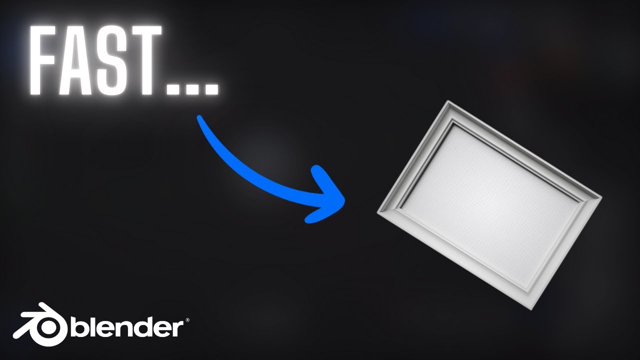 BLENDER SIMPLIFIED - How To Make a Picture Frame in Blender 4.2 ...