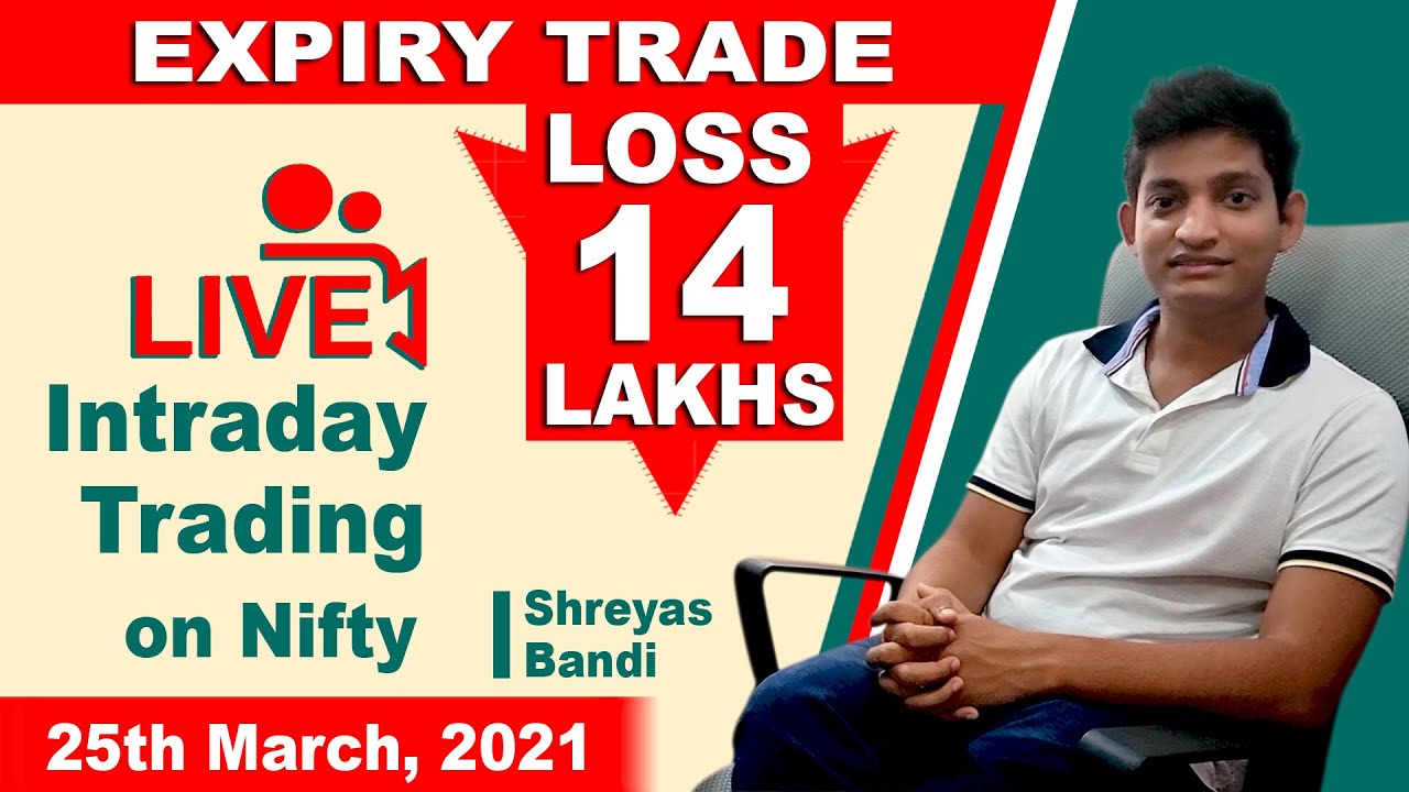 Live Intraday trading today on Nifty: 25th Mar '21; 13.9 lakh loss ...