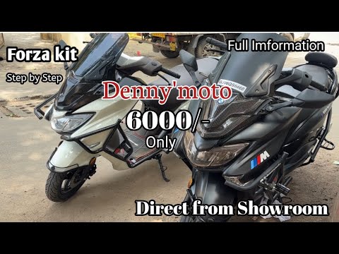 Forza kit installation step by step | modified burgman | Suzuki burgman ...