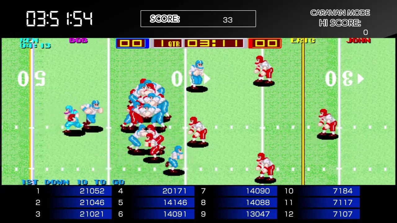 Tecmo Bowl arcade classic - YouTube