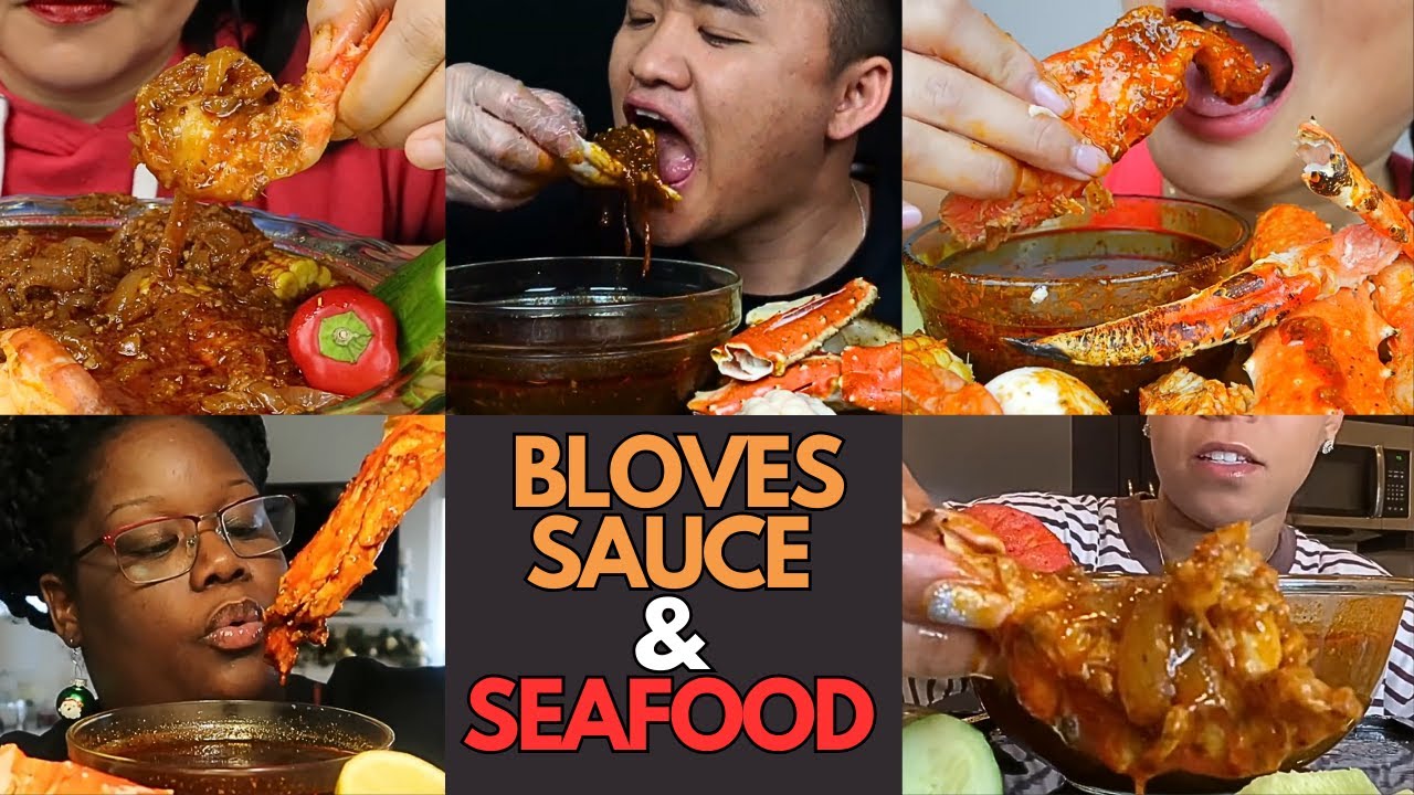 🍤🦞😱Bloves Sauce Seafood Mukbang: Drenching it in Bloves Sauce Goodness ...