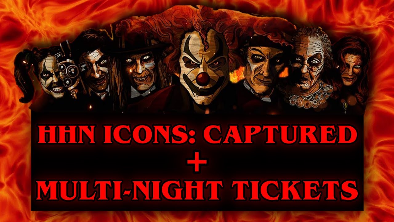 HHN ICONS Captured Coming to Halloween Horror Nights 30 & Multi-Night ...