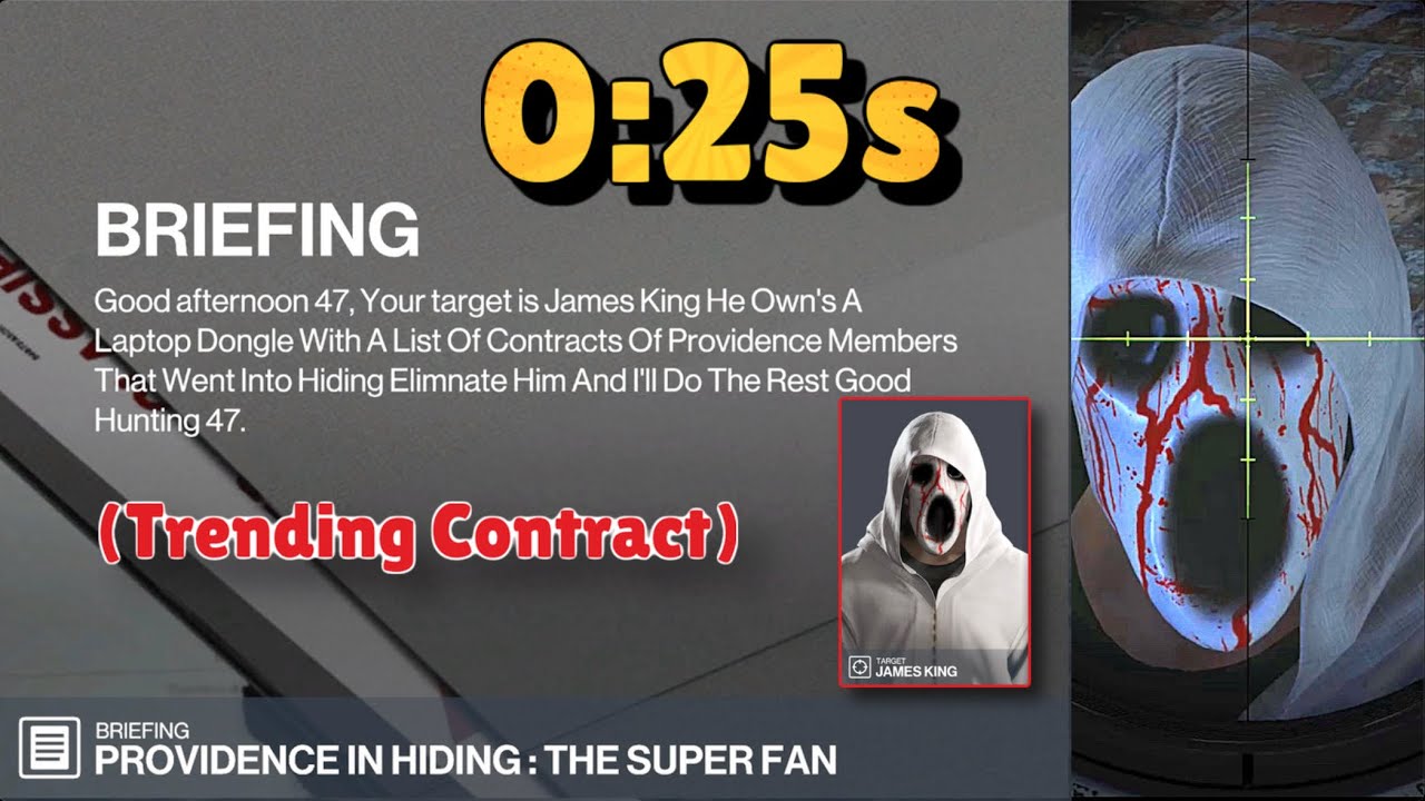 HITMAN ™ - Providence in hiding (0:25s) - Trending Contract - YouTube