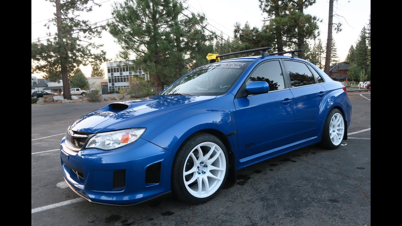 INSTALLING NEW WHEELS ON THE WRX! - YouTube
