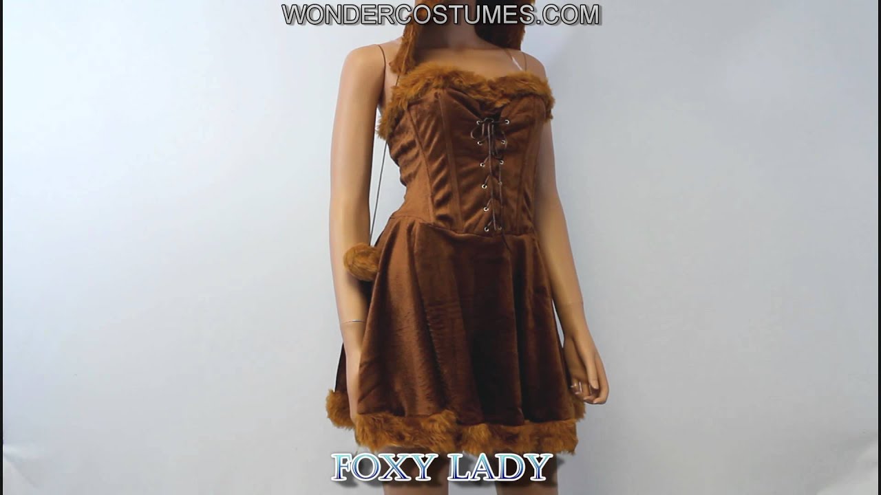Foxy Lady Adult Costume - YouTube