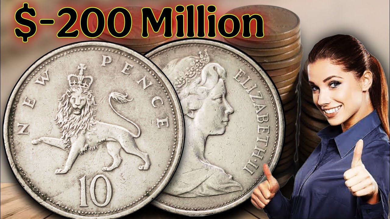 "Most Valuable Old 10p Coins UK | Queen Elizabeth II Rare Coins 2025 ...