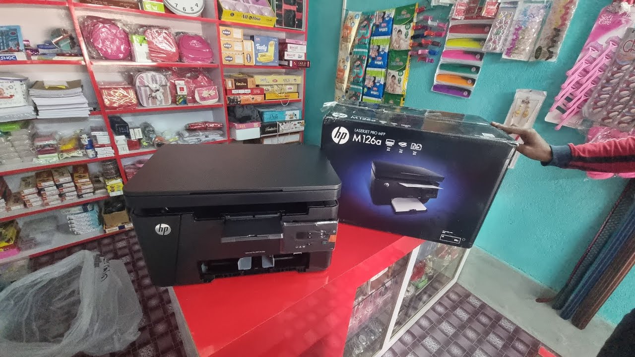 hp 126 Laser printer All in one Micro - YouTube