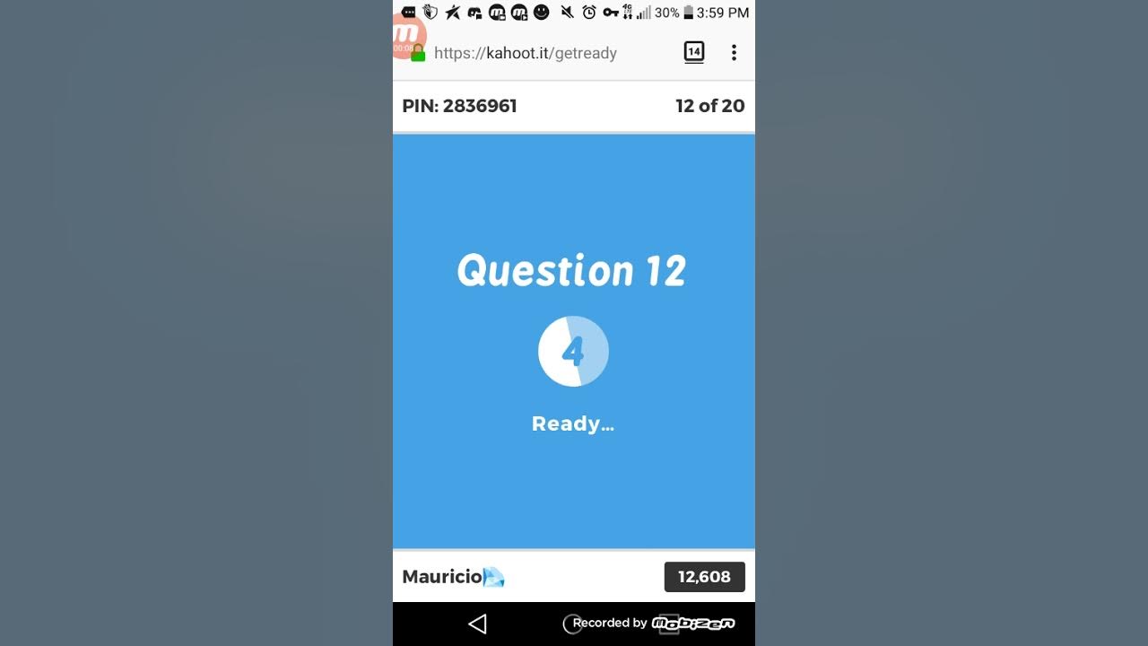 Kahoot first place - YouTube