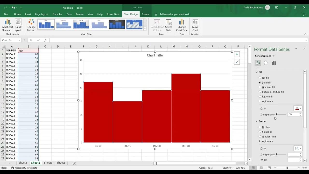 How to create histogram in Excel - YouTube