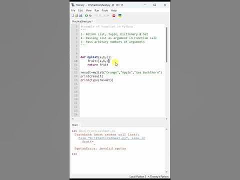#95 - Functions in python [Part-14] | Python Tutorial | Praveen Kumar - YouTube