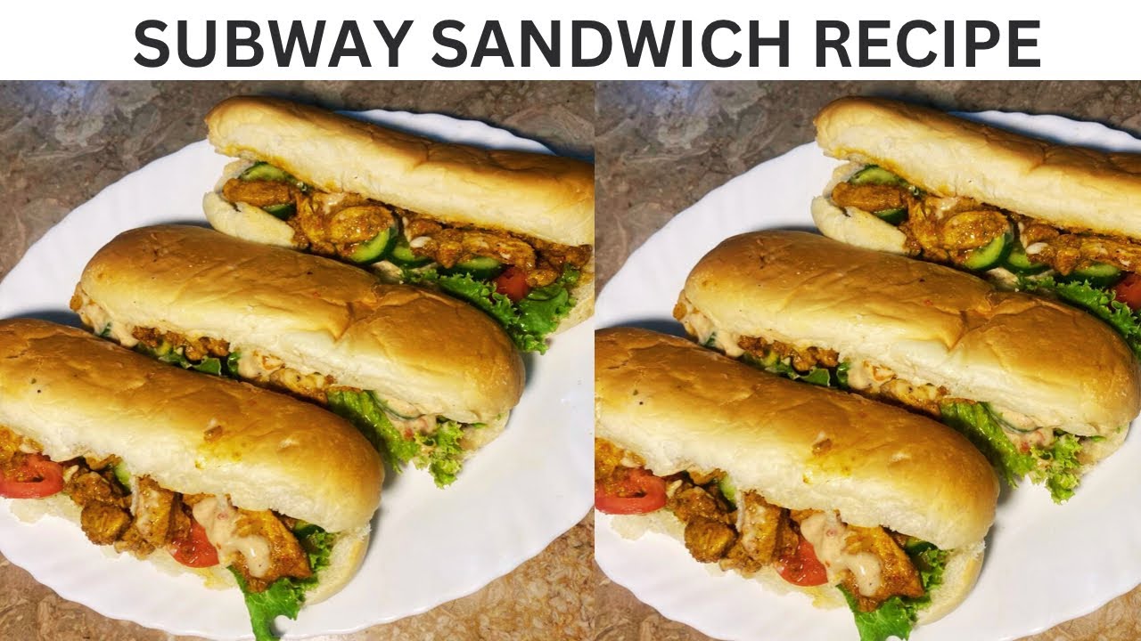 How to make Subway Sandwich at Home | Subway Sandwich | Try This Subway ...
