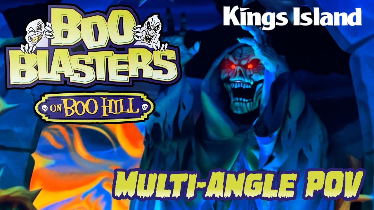 Boo Blasters on Boo Hill | Multi-Angle POV Kings Island - YouTube