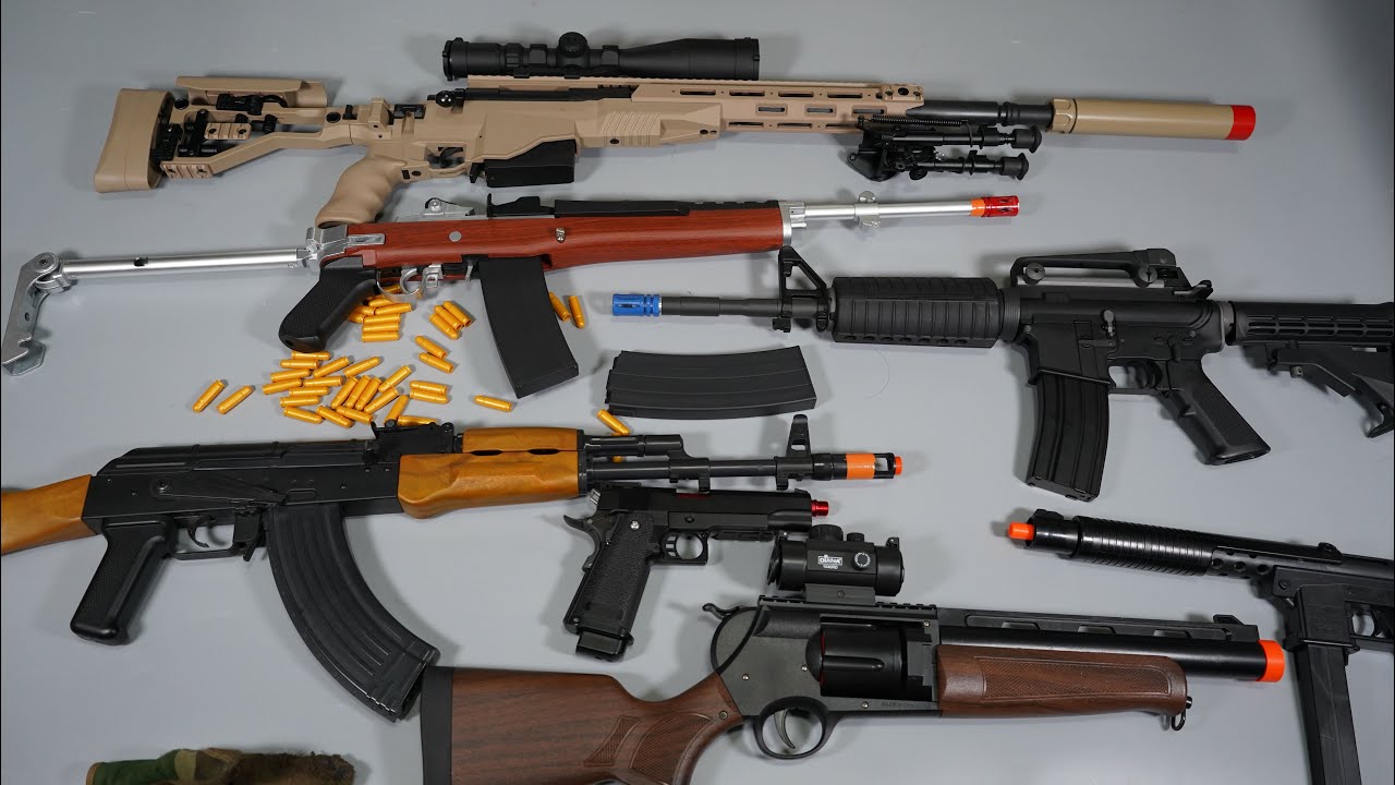 Ruger Mini-14 Rifle Shell ejecting Toy Gun - AK47 Airsoft M4 - Hi CAPA ...