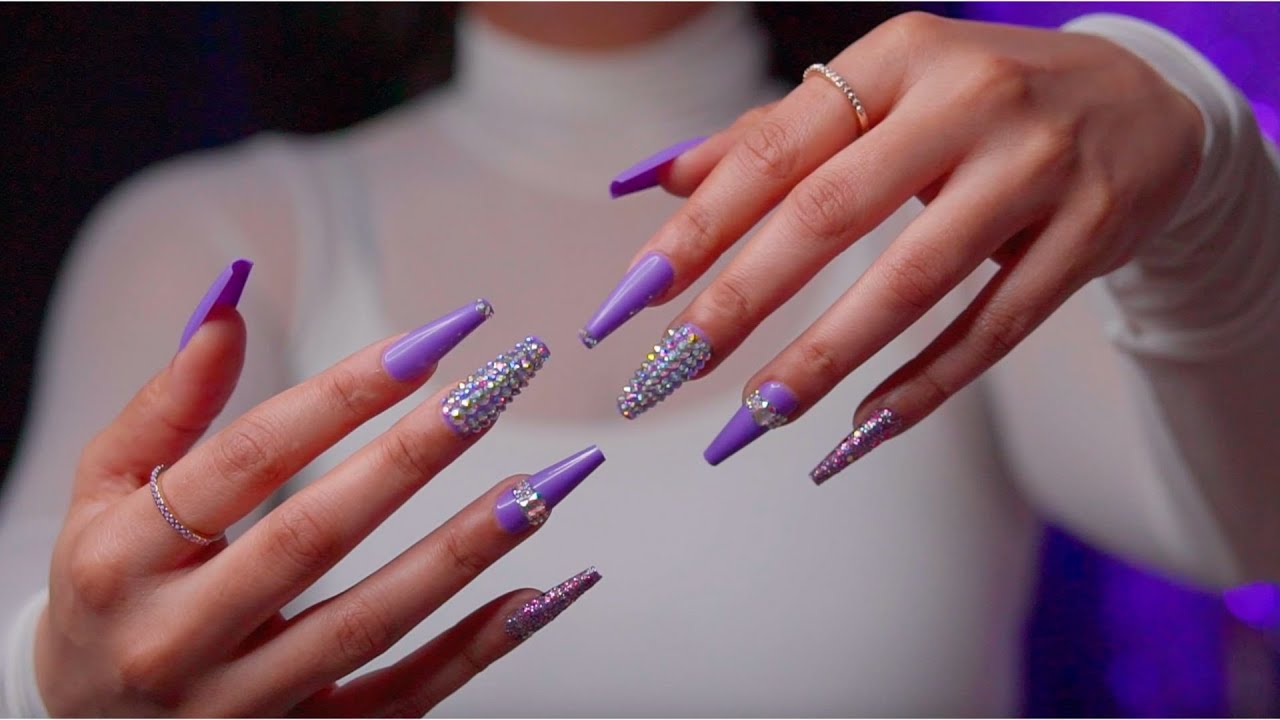 ASMR Nail on Nail Tapping for Sleep 💅 [30 mins, No Talking] - YouTube