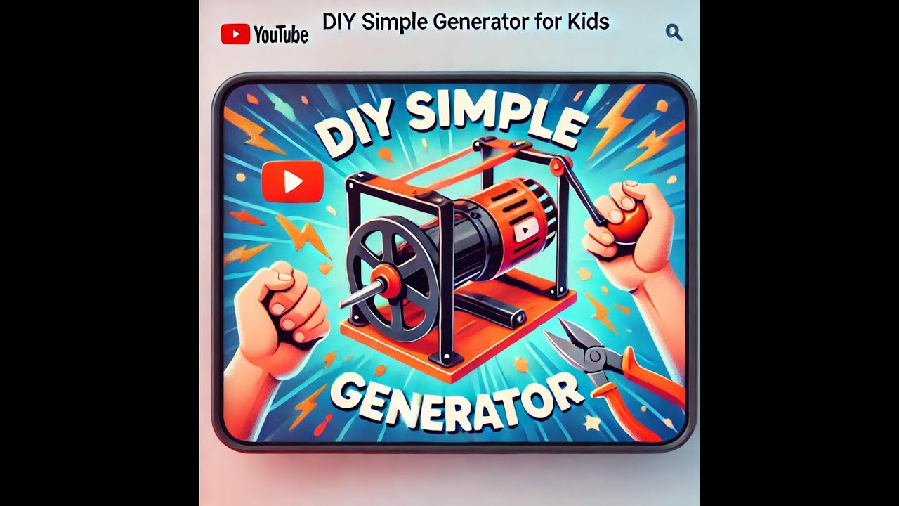 Build a Simple Generator ⚡🔧 Fun DIY for Kids! - YouTube